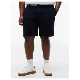Tommy Hilfiger Big & Tall Chinoshorts "BT-DENTON 9.5 ESS TWILL-B", Herren, Gr. 48, N-Gr, desert sky, Web, Obermaterial: 97% Baumwolle, 3% Elasthan, TOMMY HILFIGER BIG & TALL, ca. Mitte Knie, Hosen Chinoshorts, Twill, slim fit, Gro&szlig;e Gr&ouml;&szlig;en