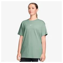 T-Shirt Nike SPORTSWEAR "W NSW CLASSIC SS TEE", Damen, Gr. M, steam, Jersey, Obermaterial: 100% Baumwolle, normal, Rundhals, Shirts T-Shirt, sportliche Passform, Kurzarm, Rundhalsausschnitt