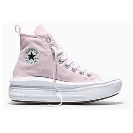 Sneaker Converse "CHUCK TAYLOR ALL STAR MOVE PLATFOR", Jungen, Gr. 39, new found bloom, wei&szlig;, schwarz, Textil, Schuhe Sneaker