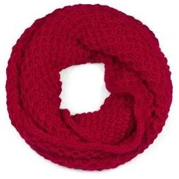 Strickschal styleBREAKER "Grobstrick Loop Schal", Damen, rot, Obermaterial: 10% Viskose CV. 80% Polyacryl PAN. 10% Wolle WO., Modisch, Modet&uuml;cher