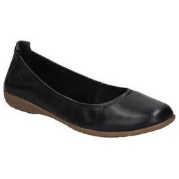 Ballerina Josef Seibel "Fenja 01, schwarz", Damen, Gr. 43, schwarz, Obermaterial: 100% Rindsleder Leather cow., Schuhe Ballerina