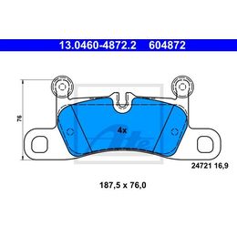 ATE Bremsensatz, Scheibenbremse sg00000djw rechts bel&uuml;ftet 330mm 32mm f&uuml;r VAG SEAT Porsche