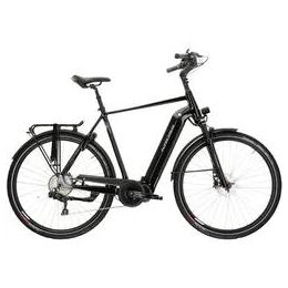 E-Bike KROSS "Trans Hybrid Prestige 504 28 Zoll schwarz - Shimano Mittelmotor" Gr. 61, schwarz (schwarz, schwarz), Elektrofahrr&auml;der, 61cm, 28 Zoll (71,12cm), SHIMANO 36 V/250 W DU-E6110, Mittelmotor