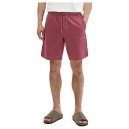 Marc O'Polo Shorts MARC O'POLO "aus weicher Bio-Baumwolle", Herren, Gr. XL, Normalgr&ouml;&szlig;en, acai rot, Obermaterial: 100% Baumwolle, unifarben, regular fit kurz, Hosen Shorts