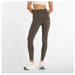 Lauftights New Balance "Sleek High Rise Legging 25", Damen, Gr. XL, N-Gr, cortado, Obermaterial: 71% Polyester, 29% Elasthan, Hosen, hoher Bund, sportlicher Stil, f&uuml;r Erwachsene