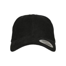 Flex Cap Flexfit "Flexfit Unisex Low Profile Corduroy Dad Cap", Gr. onesize, schwarz, 100% Baumwolle, unifarben, Caps