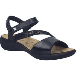 Sandale Josef Seibel "Ibiza 02, schwarz", Damen, Gr. 35, schwarz, Obermaterial: 100% Rindsleder Leather cow., Schuhe Sandale