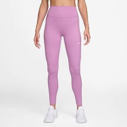 Trainingstights Nike "W NK DF ONE HR TIGHT USEAM", Damen, Gr. L, N-Gr, lt magenta, w, Obermaterial: 80% Polyester, 20% Elasthan, Hosen, f&uuml;r Fitness, sportlicher Stil, schnell trocknendes Material