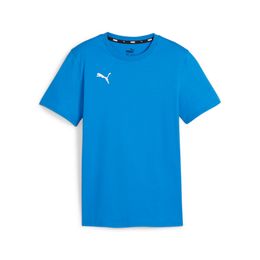 Trainingsshirt Puma "TEAMGOAL CASUALS TEE JR", Jungen, Gr. 164, ignite blau, Puma wei&szlig;, Jersey, Obermaterial: 100% Baumwolle, unifarben, regular fit normal, Rundhals, Shirts, f&uuml;r Jugendliche, Kurzarm, f&uuml;r sportliche Aktivit&auml;ten