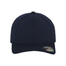 Flex Cap Flexfit "Flexfit Unisex Flexfit Double Jersey", Gr. L/XL, navy, 66% Polyester, 30% Baumwolle, 4% Elasthan, unifarben, Caps