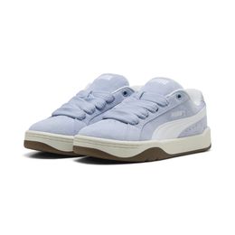 Sneaker Puma "Park Lifestyle Sneakers Jugendliche", Jungen, Gr. 35,5, snow mountain blau wei&szlig;, Obermaterial: Textil, Kuhleder, Synthetik. Futter: Textil. Innensohle: Textil. Laufsohle: Gummi, Schuhe Sneaker