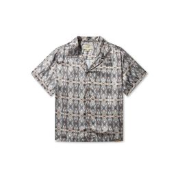 Langarmhemd PAS DE MONACO "Pas De Monaco COCKPIT CUBAN SHIRT", Herren, Gr. L, US-Gr&ouml;&szlig;en, formular cockpit, 100% Polyester, mehrfarbig, normal, Hemden