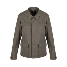Allwetterjacke Brandit "Brandit Brandit Women BDU Twill Jacket", Damen, Gr. L, olive, 100% Baumwolle, unifarben, normal, amerikanischer Ausschnitt, Jacken