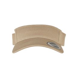 Flex Cap Flexfit "Flexfit Unisex Curved Visor Cap", Gr. onesize, khaki, 100% Baumwolle, unifarben, Caps