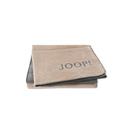 JOOP! Wohndecke JOOP "Wohndecken 1er Pack" Gr. 150, beige (sand, stein), B:150cm, Obermaterial: 58% Baumwolle CO. 35% Polyacryl PAN. 7% Polyester PES., Wohndecken, Wohndecke