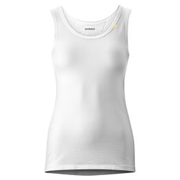 Funktionsshirt Gonso "Base Shirt Sleeveless W", Damen, Gr. 34, wei&szlig;, 89% Polypropylen, 11% Elasthan, Rundhals, Shirts Funktionsshirt, Damen Fahrrad-Unterhemd, elastisch und atmungsaktiv, Rundhals Radshirt
