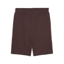 Sporthose Puma "Essentials No. 1 Logo Shorts Herren", Herren, Gr. L, Normalgr&ouml;&szlig;en, chocolate braun, Obermaterial: 32% Polyester, 68% Baumwolle. Tasche &ndash; Oben: 100% Baumwolle, unifarben, regular fit, Hosen Sporthose