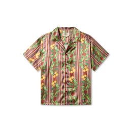 Langarmhemd PAS DE MONACO "Pas De Monaco FRUITS CUBAN SHIRT", Herren, Gr. S, US-Gr&ouml;&szlig;en, fruits, 100% Polyester, mehrfarbig, normal, Hemden