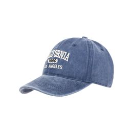 Baseball Cap Zwillingsherz "California", Herren, navy, Obermaterial: 100% Baumwolle, Caps, Vintage Look, Statement Stickerei
