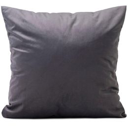 G&ouml;zze Dekokissen G&Ouml;ZZE "California", anthrazit, unifarben, B:45cm H:10cm L:45cm, Polyester, Dekokissen_Sitzkissen_Kissenh&uuml;llen