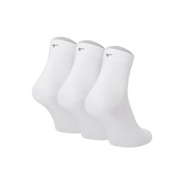 Kurzsocken Tamaris "Socken Comfort Cotton Socks 3-Pack 3er Pack", Damen, Gr. 35-38, wei&szlig;, Obermaterial: 80% Baumwolle CO. 18% Polyamid PA. 2% Elasthan EL., Socken