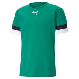 Trainingstop Puma "TEAMRISE JERSEY", Herren, Gr. L, pepper gr&uuml;n, Netz, Obermaterial: 100% Polyester, regular fit normal, Rundhals, Tops, Regular Fit, mit Rundhalsausschnitt, mit Mesh-Details an den &Auml;rmeln