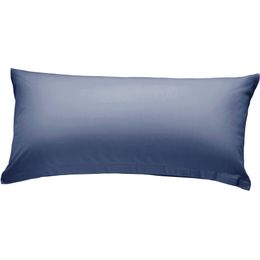 Kissenbezug Primera "Primera Luxus-Satin Kissenbezug", denim, B:40cm L:80cm, Mako-Satin, 100% Baumwolle, Mako-Satin, Kissenbez&uuml;ge, Kissenbezug, Passend zu unserer Primera Luxus-Satin Bettw&auml;sche