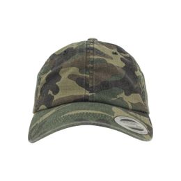 Flex Cap Flexfit "Flexfit Unisex Low Profile Camo Washed Cap", Gr. onesize, woodcamouflage, 100% Baumwolle, Caps