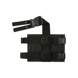 Schultertasche Brandit "Brandit Unisex Molle Leg Panel", Damen, Gr. onesize, schwarz, 100% Polyamid, unifarben, Taschen Schultertasche