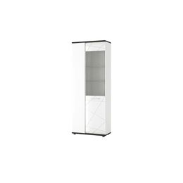 H&ouml;ffner Vitrine Venedig &brvbar; Ma&szlig;e (cm): B: 76 H: 200 T: 40.0 &raquo; H&ouml;ffner
