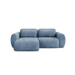 H&ouml;ffner Ecksofa mit Schlaffunktion Cloud blau Ma&szlig;e (cm): B: 270 H: 95 &raquo; H&ouml;ffner