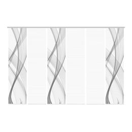 Vision S Schiebevorhang &brvbar; grau &brvbar; Synthetik &brvbar; Ma&szlig;e (cm): B: 60 H: 260 &raquo; H&ouml;ffner