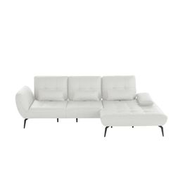 Vito Ecksofa aus Leder Ticona &brvbar; grau &brvbar; Ma&szlig;e (cm): B: 301 H: 93 T: 191.0 &raquo; H&ouml;ffner