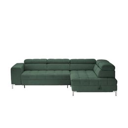 H&ouml;ffner Ecksofa mit verstellbaren Kopfst&uuml;tzen Arte gr&uuml;n Ma&szlig;e (cm): B: 284 H: 97 T: 200.0 &raquo; H&ouml;ffner