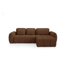 H&ouml;ffner Ecksofa mit Schlaffunktion Contii &brvbar; braun &brvbar; Ma&szlig;e (cm): B: 304 H: 95 &raquo; H&ouml;ffner