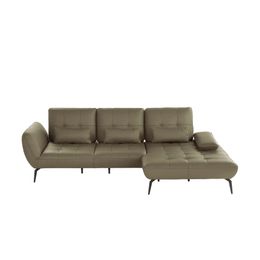 Vito Ecksofa aus Leder Ticona &brvbar; gr&uuml;n &brvbar; Ma&szlig;e (cm): B: 301 H: 93 T: 191.0 &raquo; H&ouml;ffner