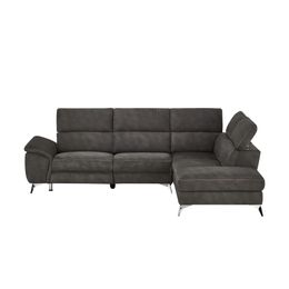 U.N.O uno Ecksofa Danae &brvbar; grau &brvbar; Ma&szlig;e (cm): B: 281 H: 80 T: 222.0 &raquo; H&ouml;ffner