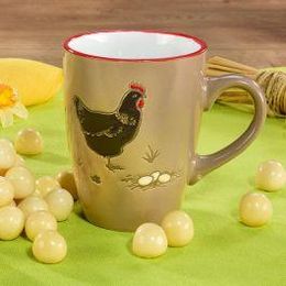 Becher mit Eierlik&ouml;r-Kugeln