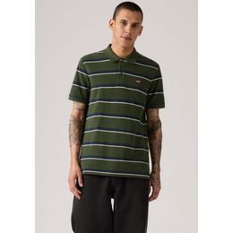 Levi's Poloshirt LEVI'S "HM POLO", Herren, Gr. S, alden stripe duffel, Piqu&eacute;, Obermaterial: 100% Baumwolle, Basic, normal, Shirts