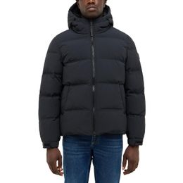 Outdoorjacke Mustang "Herren Style Oakfield", Herren, Gr. L, schwarz, Popeline, 75% Polyamid, 25% Baumwolle, unifarben, regular fit, Jacken Outdoorjacke