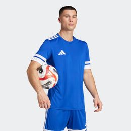 Fu&szlig;balltrikot adidas Performance "SQUADRA 25 TRIKOT", Herren, Gr. L, blau (royal blau, wei&szlig;), Obermaterial: 100% Polyester, Rundhals, Trikots Fu&szlig;balltrikot