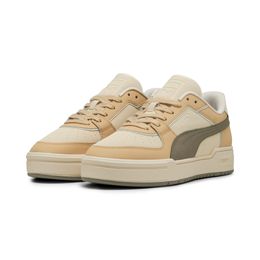 Sneaker Puma "CA PRO CLASSIC PRM", Herren, Gr. 38,5, wei&szlig; (alpine snow, velvet moss, light sand), mehrfarbig, Schuhe Sneaker