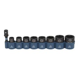 Makita IMPACT BLACK Schlagnuss-Set 9-tlg. 3/8" (E-16639)