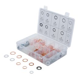 BGS-technic BGS Dichtring-Sortiment, Kupfer, Aluminium, Nylon, 250-tlg. ; BGS technic (85225)