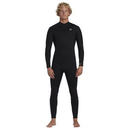 Neoprenanzug Billabong "5/4mm Foil", Herren, Gr. XL/183-188cm & 84 - 95kg, schwarz, Obermaterial: 80% Neopren, 20% Nylon;, Sportanz&uuml;ge Neoprenanzug