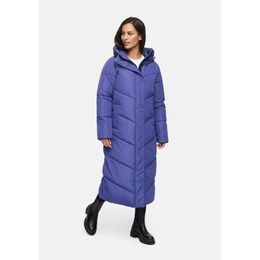 Winterjacke Marikoo "Ranja", Damen, Gr. L, blauviolet, Obermaterial: 100% Polyester; Futter: 100% Polyester; Wattierung: 100% Polyester; &Auml;rmelfutter: 100% Polyester, Jacken Winterjacke, mit fester Kapuze und hohem Stehkragen