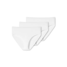 Midislip uncover by Schiesser "Uncover Cotton", Damen, Gr. L, 100, wei&szlig;, Single Jersey, Obermaterial: 95% Baumwolle, 5% Elasthan, k&ouml;rpernah, Unterhosen, weich, elastisch, Basic, Cotton-Mix