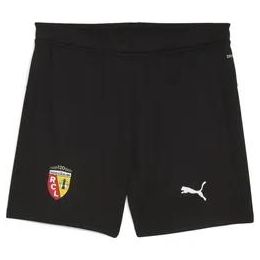 Sporthose Puma "RC Lens 25/26 Shorts Jugendliche", Kinder, Gr. 140, Normalgr&ouml;&szlig;en, wei&szlig; (schwarz, wei&szlig;), Obermaterial: 100% Polyester, unifarben, regular fit, Hosen Sporthose