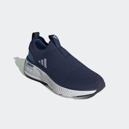 Walkingschuh adidas Sportswear "CLOUDFOAM GO SOCK", Herren, Gr. 44, silber (dunkelblau, halo silber, core schwarz), Synthetik, Textil, Schuhe Walkingschuh