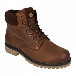 Winterstiefel Wrangler "ARCH FUR MEN HIGH", Herren, Gr. 45, coffee bean, Leder, Schuhe Winterstiefel, gef&uuml;ttert
